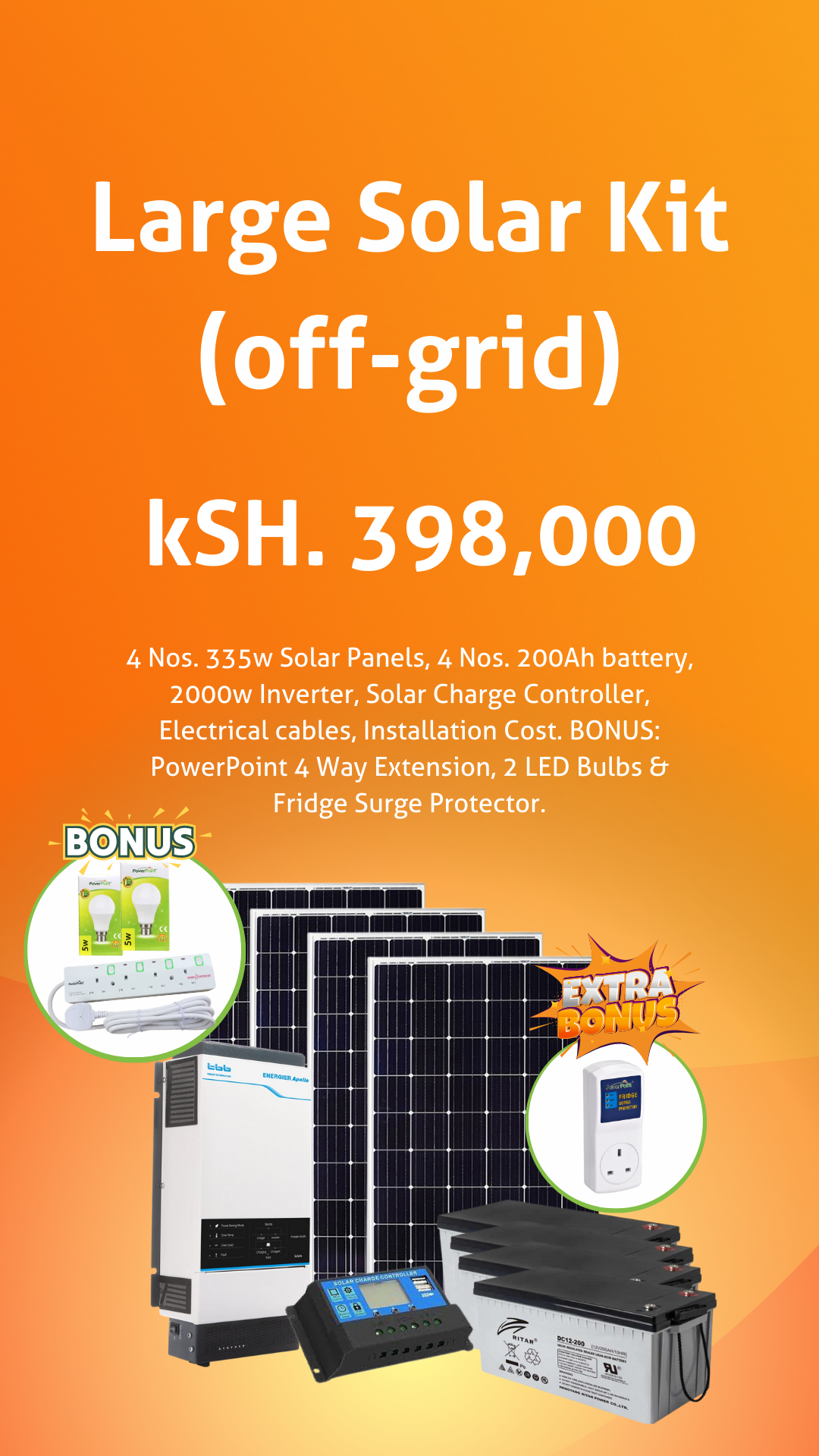 Home Solar Kits Kenya - PowerPoint Systems – PowerPoint Systems EA